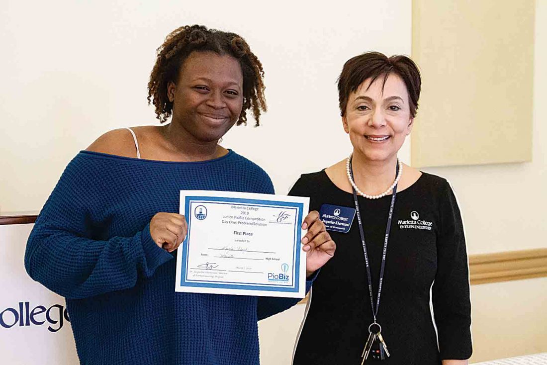 Marietta High School student wins round of PioBiz competition | News ...